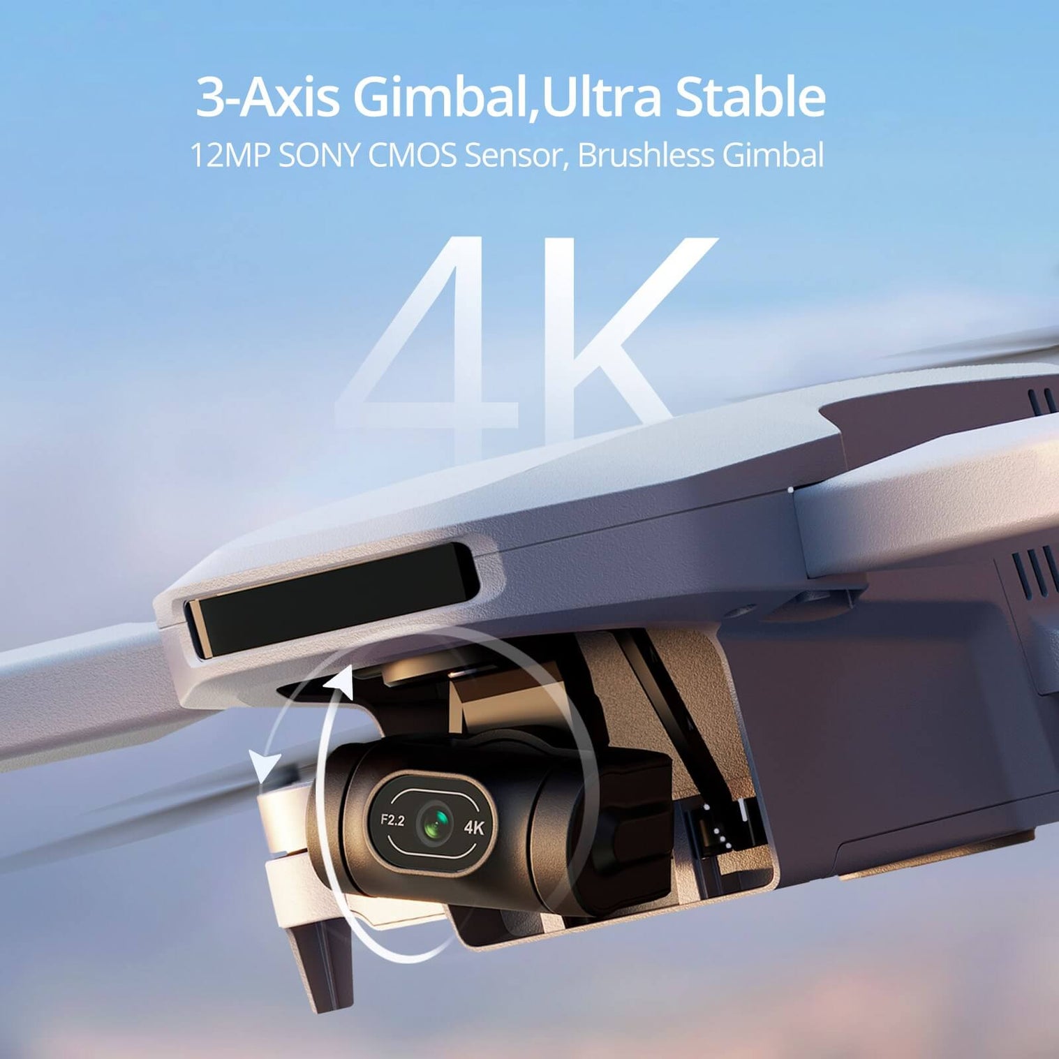 Potensic ATOM Drone with 4K 3-Axis Gimbal Camera