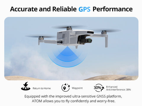 Potensic ATOM Drone with 4K 3-Axis Gimbal Camera