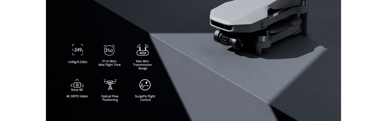ATOM SE Sub 250 g Foldable GPS Drone with 4K HD EIS Camera – Potensic