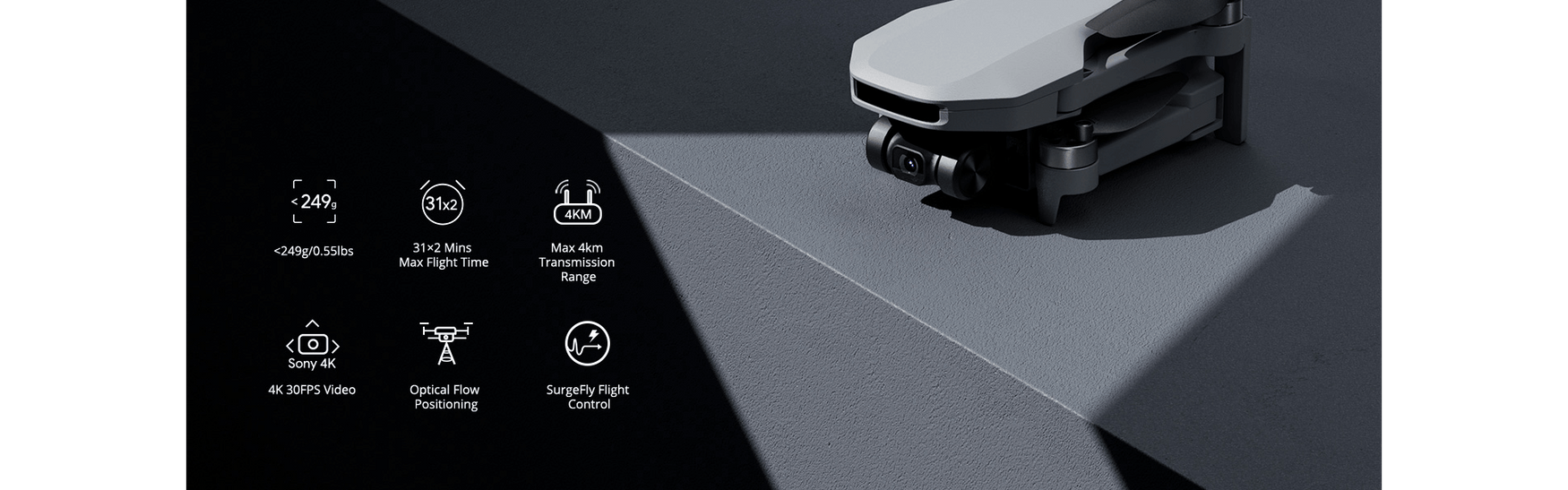 ATOM SE Sub 250 g Foldable GPS Drone with 4K HD EIS Camera – Potensic