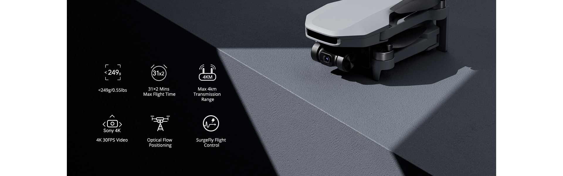 ATOM SE Sub 250 g Foldable GPS Drone with 4K HD EIS Camera – Potensic