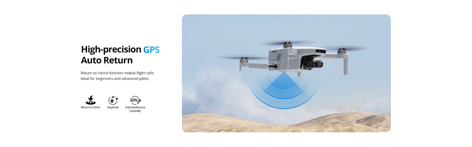 Potensic ATOM Drone with 4K 3-Axis Gimbal Camera