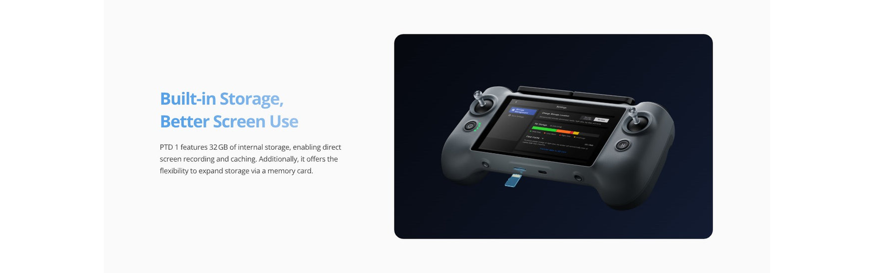 PTD-1 Remote Controller with 5.5" Integrated Screen for ATOM 2 Drone ...