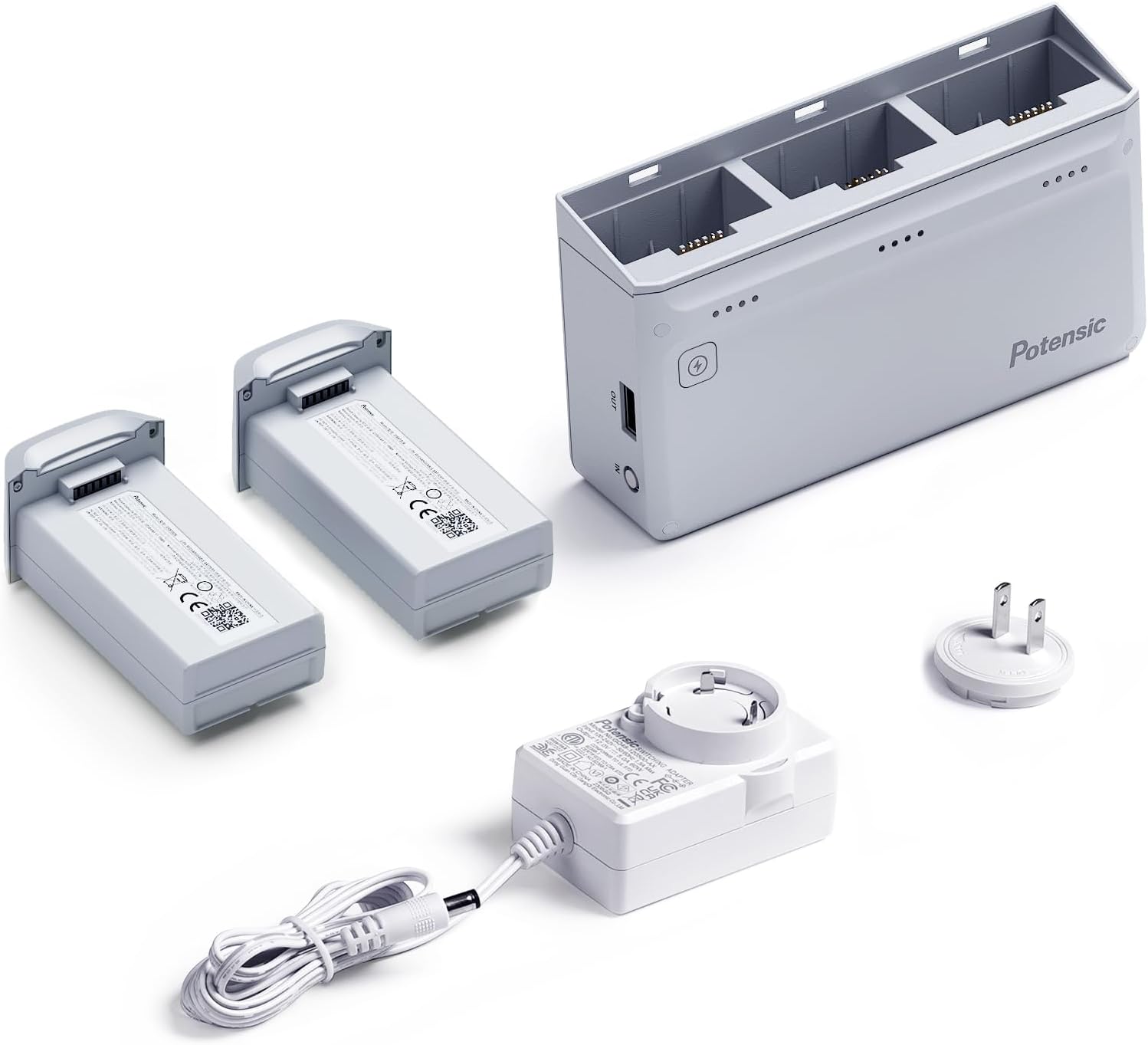 ATOM Drone Battery & 60W Fast Charging Hub Combo – Potensic
