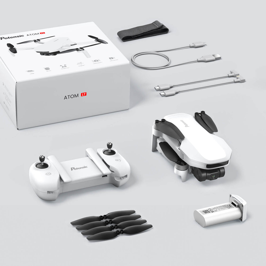 ATOM LT Sub-250g GPS Camera Drone with 40 Mins Flight Time, C0 – Potensic