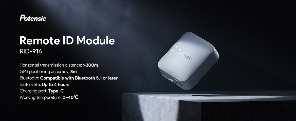 FAA-compliant Remote ID Broadcast Module RID-916 – Potensic