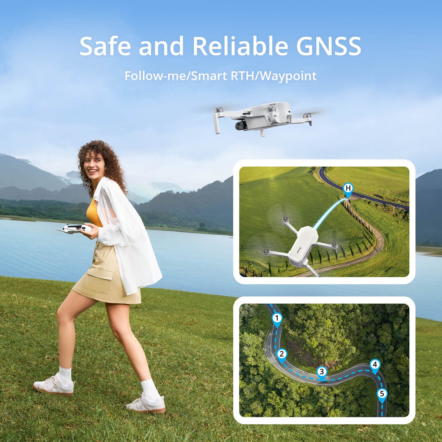 ATOM LT Sub-250g GPS Camera Drone with 40 Mins Flight Time – Potensic