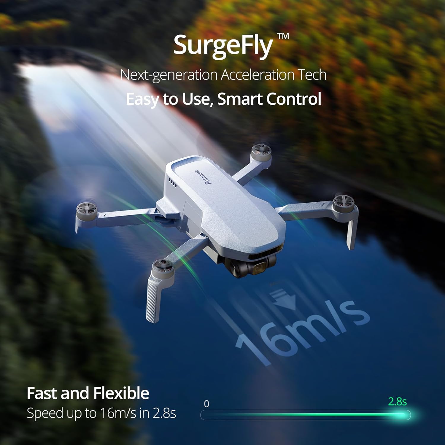 ATOM SE Sub 250 g Foldable GPS Drone with 4K HD EIS Camera, C0 – Potensic