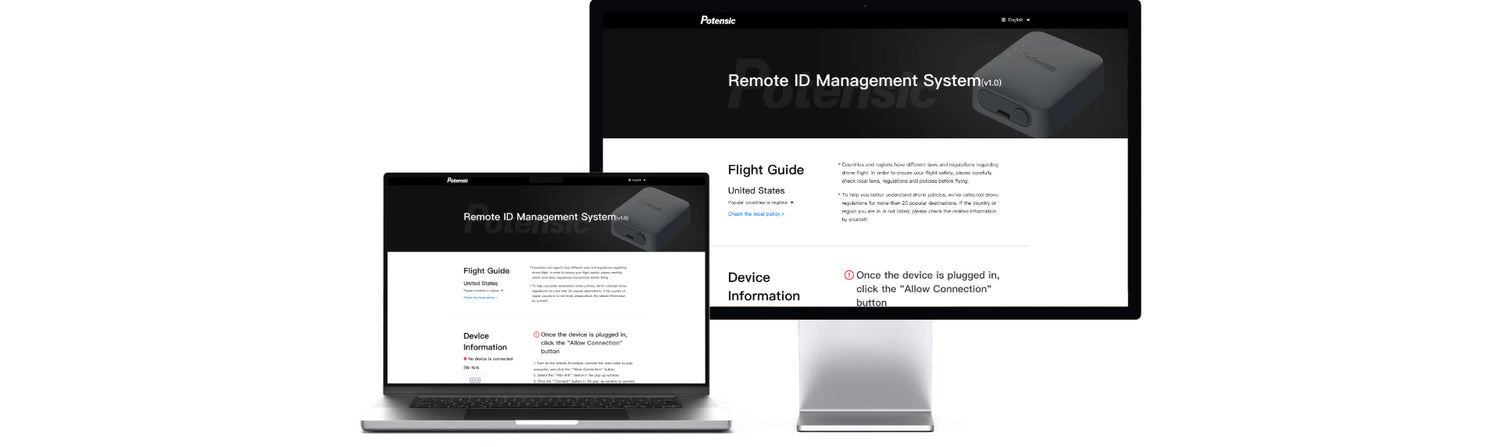 FAA-compliant Remote ID Broadcast Module RID-916 – Potensic