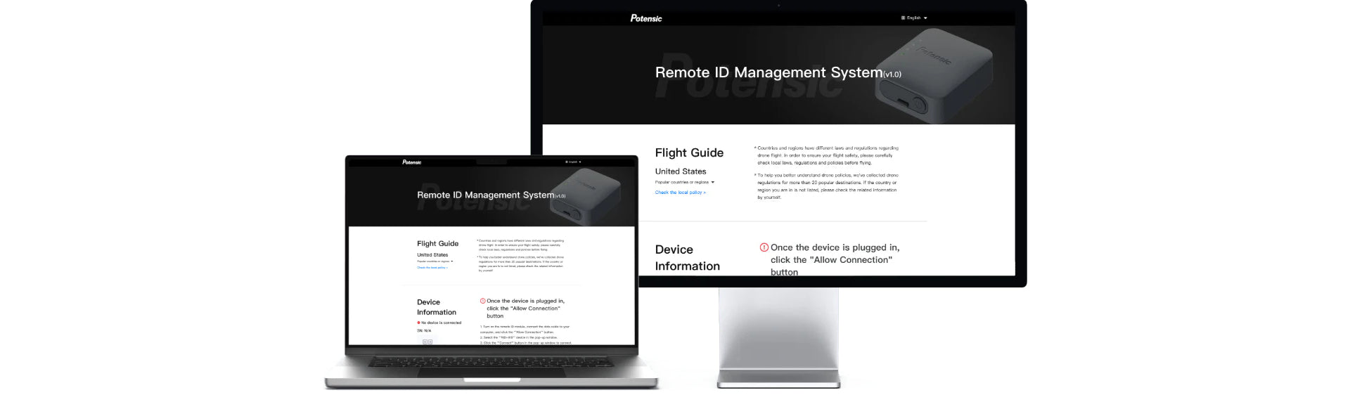 FAA-compliant Remote ID Broadcast Module RID-916 – Potensic